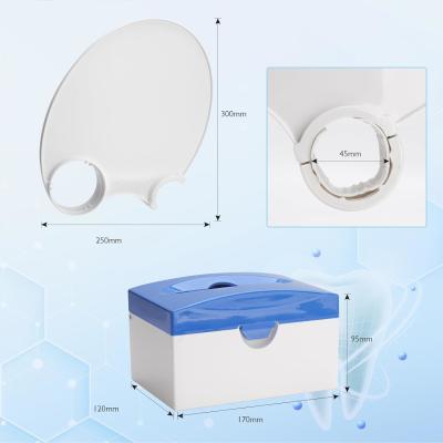 Cina SJ Dental Tray 3 in 1 Cup Storage Holder Tissues Paper Box for Dental Chair in vendita