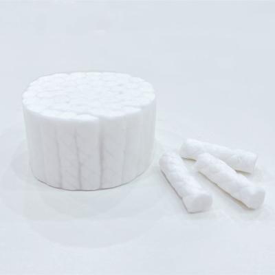 Cina SJ Medical Cotton Rolls Customized High Quality Available 100% Cotton Dental Absorbent Braided Cotton Rolls in vendita