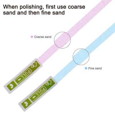 Cina SJ Dental Polishing Finishing Strip Medium Grit Resin Teeth Restoration Sanding Grinding Strip in vendita