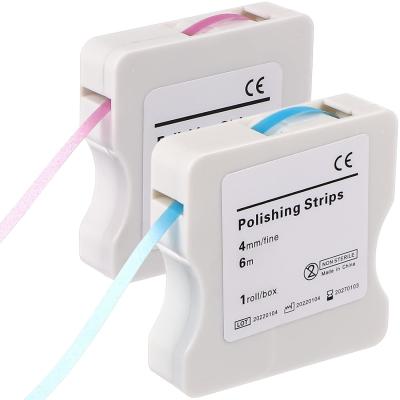 Cina SJ Dental Polishing Finishing Strip Medium Grit Resin Teeth Restoration Sanding Grinding Strip in vendita