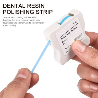 Cina SJ Dental Polishing Finishing Strip Medium Grit Resin Teeth Restoration Sanding Grinding Strip in vendita