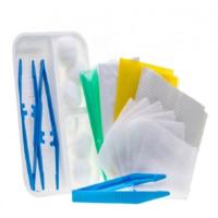 China SJ Medical Use Basic Dressing Set Disposable Sterile Wound Dressing Pack Basic Dressing Set for Wound Care for sale