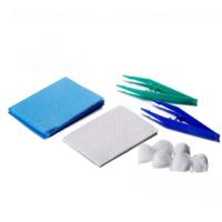 China SJ Medical Use Basic Dressing Set Disposable Sterile Wound Dressing Pack Basic Dressing Set for Wound Care for sale