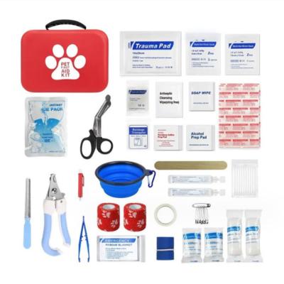 Cina SJ Whosale Custom Emergency Medical Pet First Aid Kit Home Travel Arca Veternary Animal Cat Dog First Aid Kit in vendita