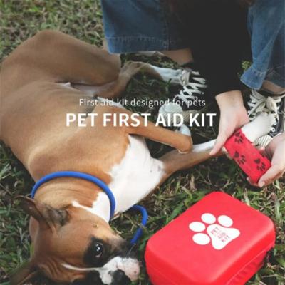 Cina SJ Whosale Custom Emergency Medical Pet First Aid Kit Home Travel Arca Veternary Animal Cat Dog First Aid Kit in vendita