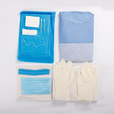 Cina SJ Disposable Gynecological Pack Surgery Medical Drape Emergency Mama Safe Birth Baby Delivery Kits in vendita