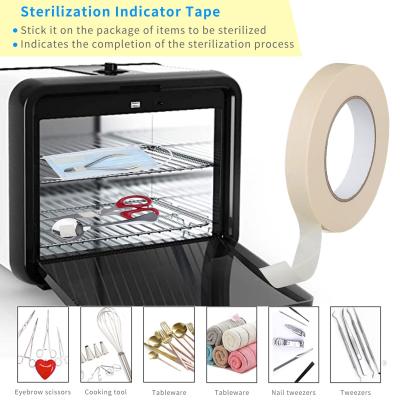 Cina SJ Dental Autoclave Steam Sterilization Packaging Autoclave Tape with Indicator Stripe for Dental Clinic/Hopsital in vendita