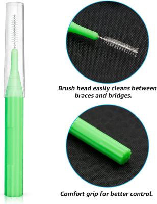 Cina SJ Braces Brush Cleaner Interdental Brush Toothpick Dental Tooth Flossing Head Oral Dental Hygiene Flosser in vendita