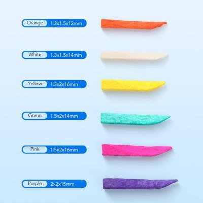 Cina SJ Dental instruments consumables disposable colorful fixing orthodontic dental wooden wedges in vendita