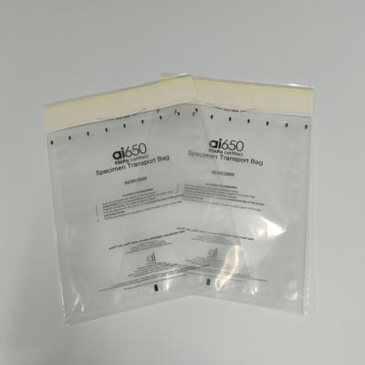 China Custom Recyclable Poly 95kPa Biohazard Bag Waterproof for sale
