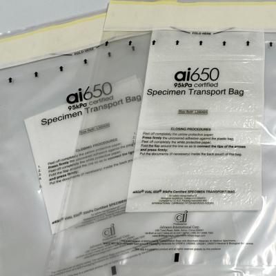 China Zip Lock Bag Specimen For Medical Use Plastic Packaging for sale