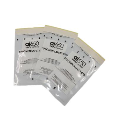 중국 실험실 운송 컬렉션 샘플 2 파우치 생물학적 위험 표본 가방 판매용
