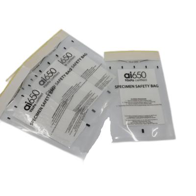 중국 화학 시험 생물학 견본 부대를 위한 관례에 의하여 인쇄되는 Biohazard 표본 부대 안전 부대 봉투 판매용