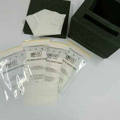 China Plastic Packaging Biohazard Specimen Transport Bag Disposable for sale