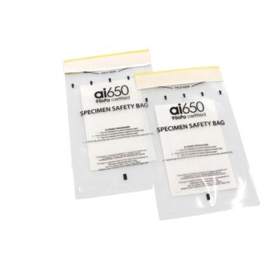 중국 지플락 플라스틱 95Kpa 운송 표본 가방 생화학 판매용