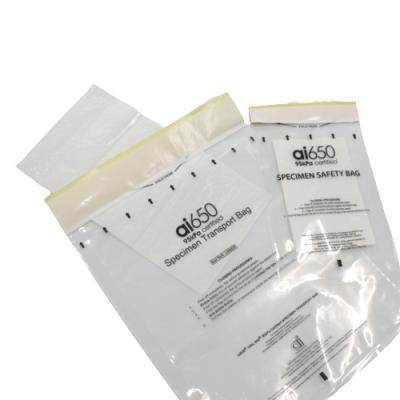 중국 Medical Biohazard Self Adhesive Transport Specimen Bag Disposable 판매용