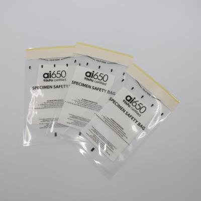 중국 Custom Liquid Specimen Bag With Self Adhesive Mouth 판매용