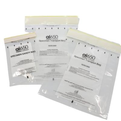 중국 Three Layer Laboratory Biohazard Specimen Safety 95KPA Transport Bag Customized 판매용