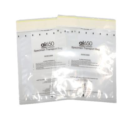 중국 LDPE Medical Disposable Leak Proof Biohazard Specimen Bag For Lab 판매용