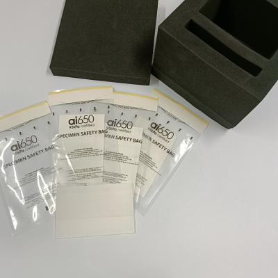 China Disposable Safety Medical Grade Specimen Plastic Biohazard Bag Eco Friendly for sale