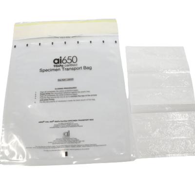 Cina Biological Specimen Medical Test Bag Can Write Pathological Test PE Self Adhesive in vendita