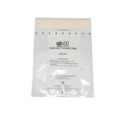 Cina Transparent LDPE Biosafety Pathological 95kPa Specimen Bag Self Sealing in vendita