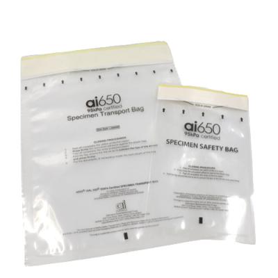 Transporting Samples Biological 95KPA Specimen Bag Leak Proof