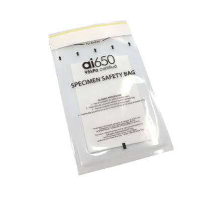 Cina Medical Test Biological Specimen Sealed Biohazard Bag Custom Made in vendita