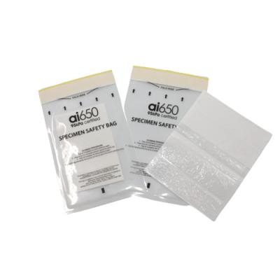 China Plastic Printed Hospital LDPE Biohazard Specimen Bag Eco Friendly for sale