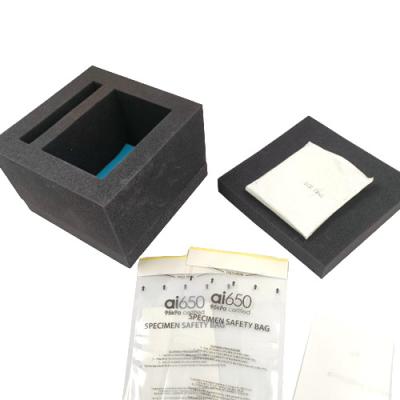 China Disposable Autoclave Lab Biohazard Specimen Transport Bags With 2 Pouch for sale