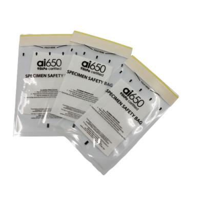 China Custom Biohazard Specimen Transport Bags Waterproof for sale