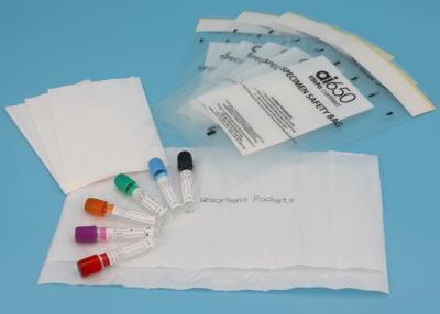 China 42*30cm Clear 95kPa Specimen Bag Pressure Proof Sample Transport Bags for sale