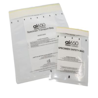 Cina Polyethylene 95kPa Pressure Range Specimen Transport Bag 168mm X 283mm Size in vendita