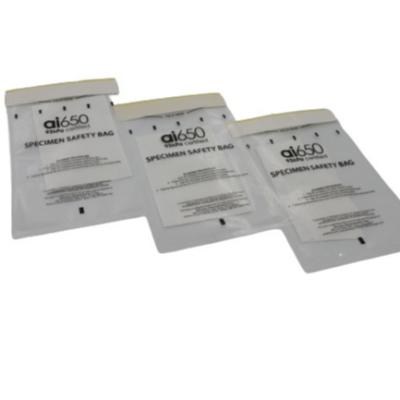 中国 95kPa クリア/ホワイト 圧力感受性のある粘着型サンプル輸送袋 販売のため