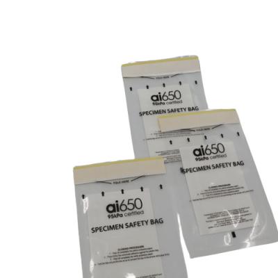 China Pressure Resistant 95kPa Biohazard Bag Leak Preventing Design en venta