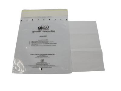 Cina Sterilizzato da radiazioni gamma 95 kPa Tasca di trasporto campioni Temperatura da -20°C a 50°C in vendita