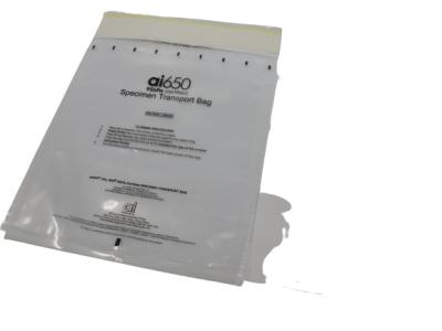 Cina Sacchetto per il trasporto di campioni trasparente / bianco a 95 kPa con adesivo sensibile alla pressione in vendita