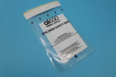 China Clinical Research Organization 95kpa Specimen Bags  Leak-proof Seal for sale