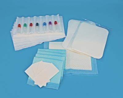 China Disable Specimen Transport LDPE  95kPa Bags Spill Absorbent Pads for sale