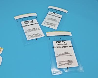 China Clear 95kPa Leakproof Biohazard Bag For Waste Disposal Needs for sale