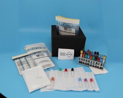 China High Durability 95kpa Disposable Biodegradable Biohazard Specimen Bag High-Sealing Kit for sale