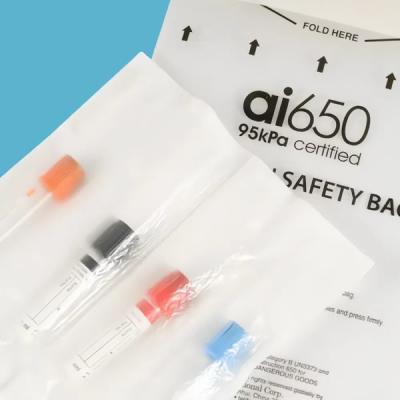 China MedLock 95kPa BioSpecimen Bag Optimized For Clinical Sample Integrity zu verkaufen