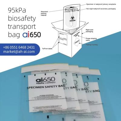 China Specimen Collection Bag For Laboratory Clinical Waste for sale