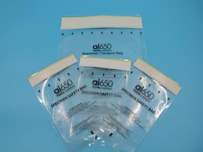 Saco de Biodesenvolvimento Médico Com Pad Absorvente Sacos de Amostragem Sacos Zip Lock Top Sacos de Amostragem Com Bolso Exterior Saco de Papelada