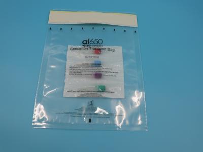 China Specimen Bags With Outside Pocket Paperwork Pouch Laboratory Sample Bag for sale