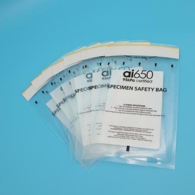 China AI650 95kPa Sacos de transporte de riscos biológicos 330 mm x 170 mm à venda