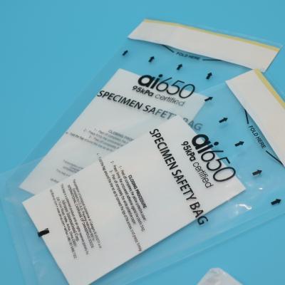 China Heavy-Duty AI 650 Leak-Proof Specimen Bag For Laboratory Samples for sale