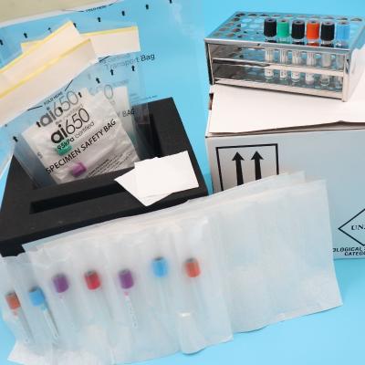 China 95kPa Specimen Transport Bags UN3373 Sample Bag for sale