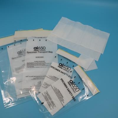 China Biohazard Specimen Bag - 95kpa Certified For Safe Transport Of Diagnostic Specimens (UN2814 & UN3373) for sale