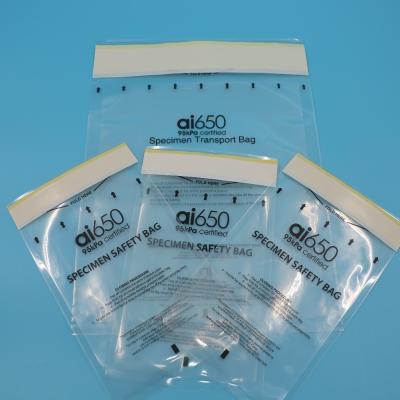 China 95 KPa Sample Bag With Absorbent For Laboratory Transport for sale